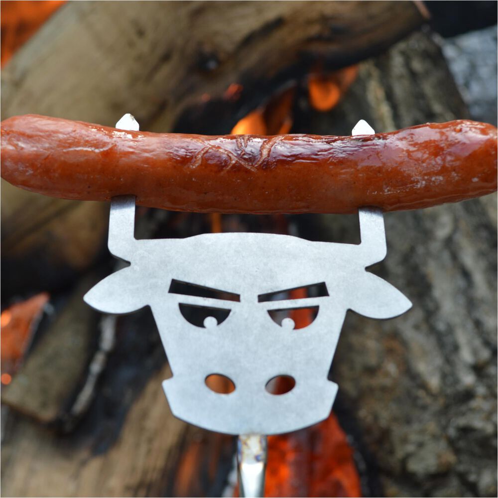 Reach N Roll Bull Campfire Roaster | Duluth Trading Company