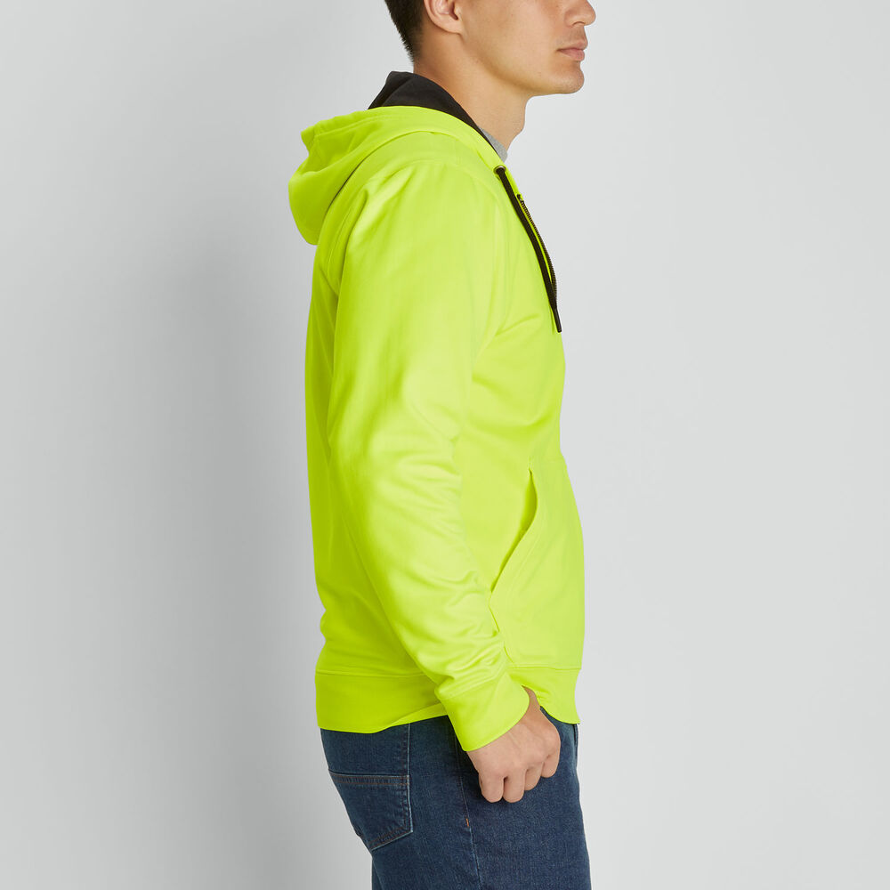 Men's 40 Grit Hi-Vis Full Zip Hoodie | Duluth Trading Company