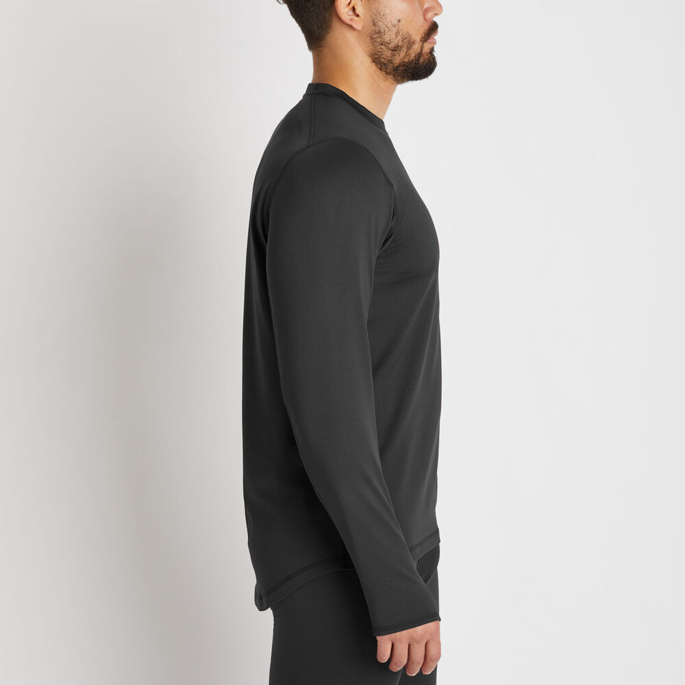 Men’s Devil Track Fleece Base Layer Crew | Duluth Trading Company
