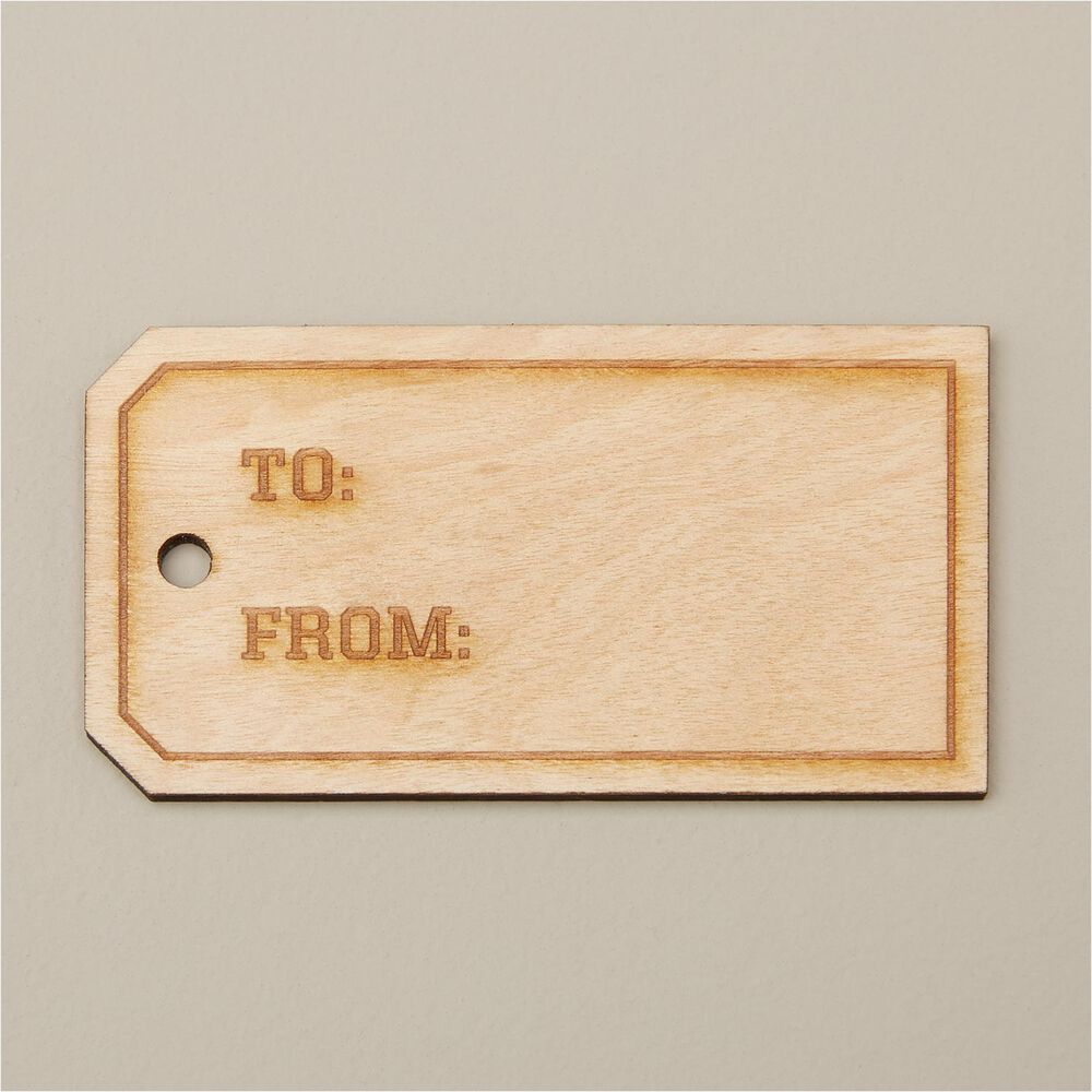 Duluth Trading Wooden Gift Tag: Wow 'Em Before They Even Open Your Gift ...