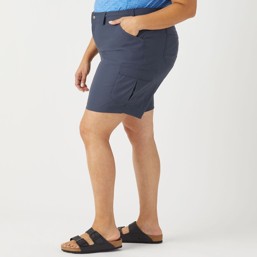Women's Plus Dry on the Fly Shorts Original Snap Closure Waist | Duluth ...