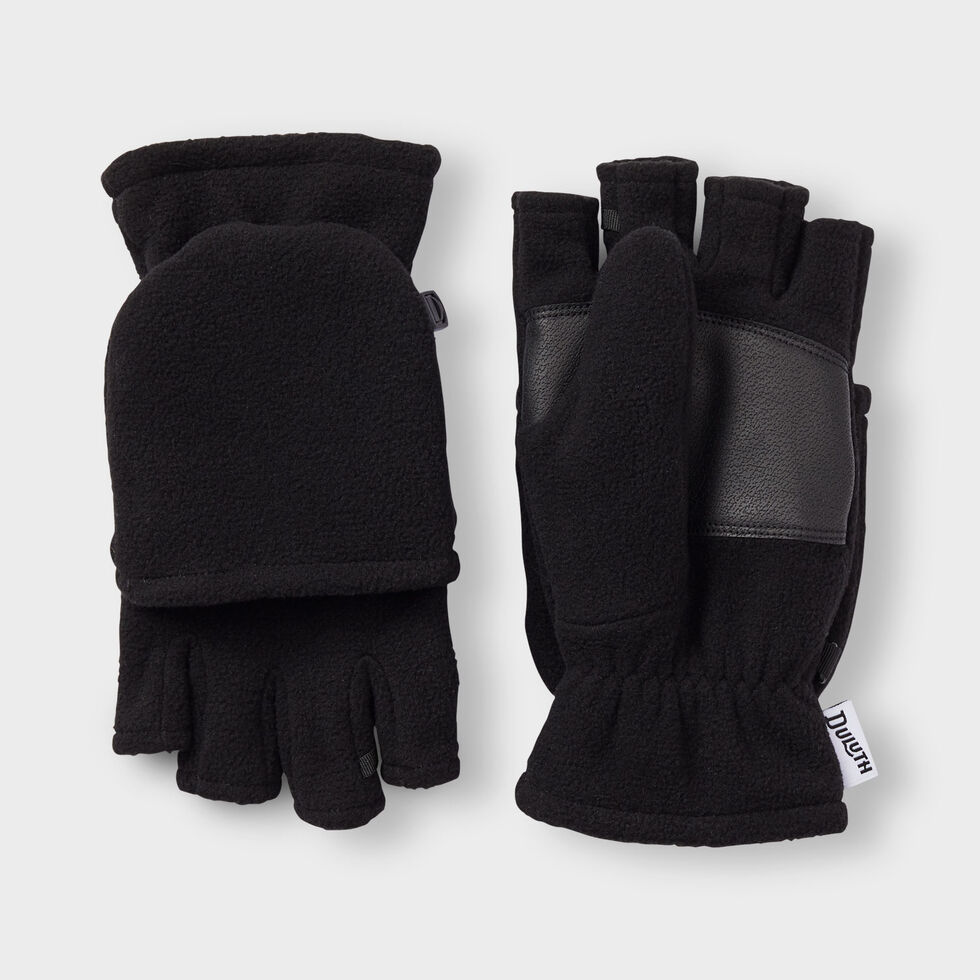 mitten flap gloves