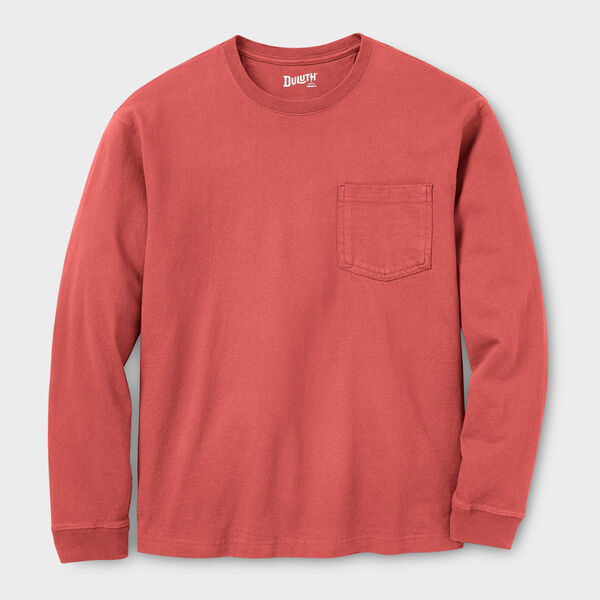 Men's Un-Longtail T Relaxed Fit Long Sleeve Shirt with Pocket | Duluth ...