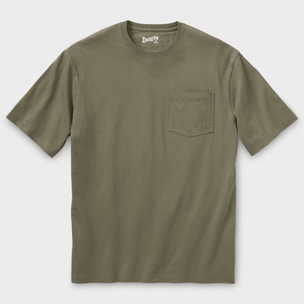 Men's Longtail T Short Sleeve Shirt With Pocket | Duluth Trading Company