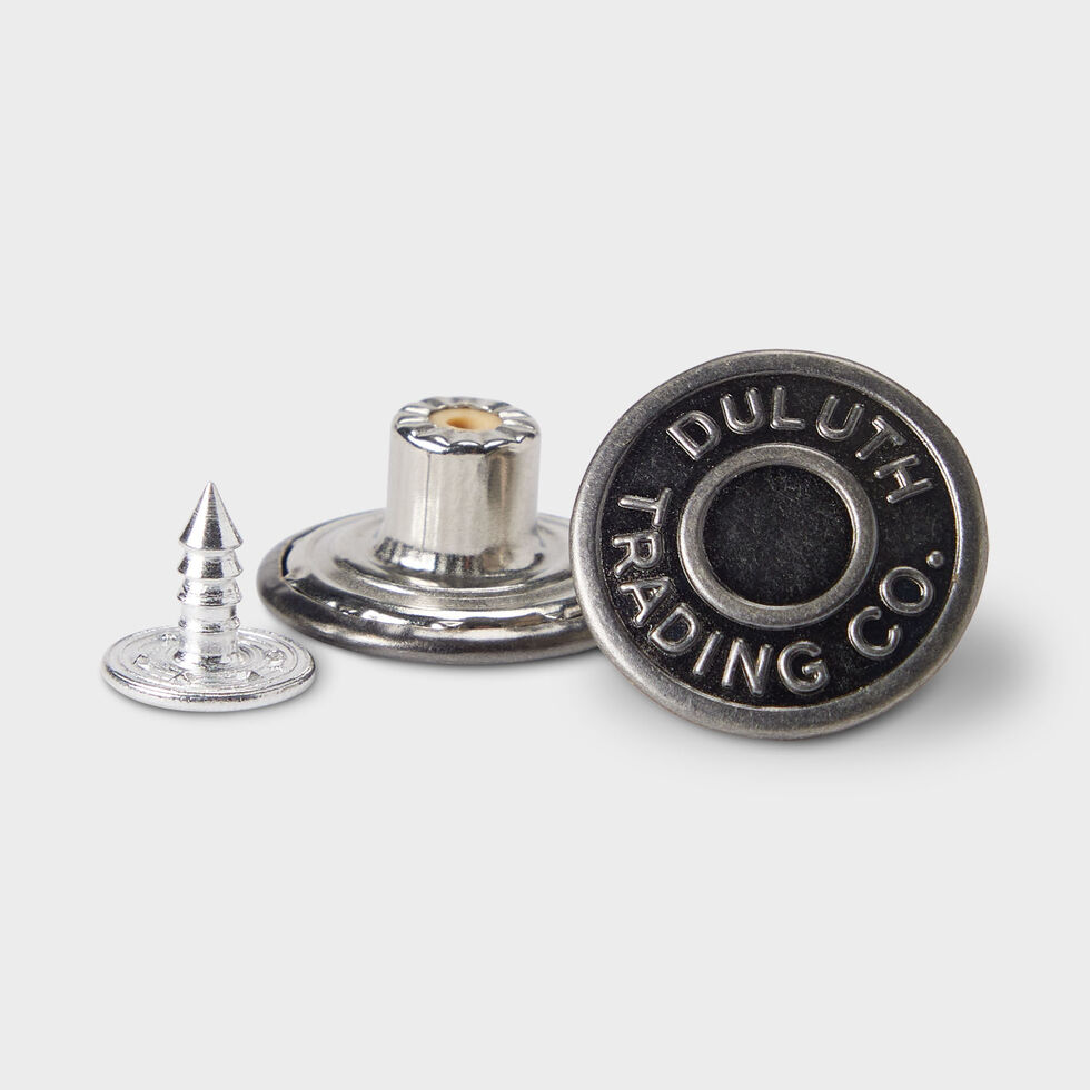 8-Pack Antique Silver Buttons | Duluth Trading Company