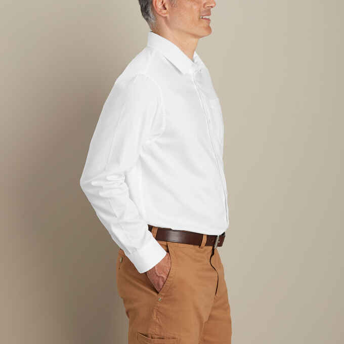 Men's Class Act Solid Relaxed Fit Long Sleeve Shirt | Duluth Trading ...