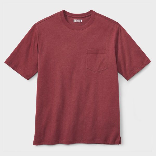 Men's Longtail T Standard Fit Short Sleeve Shirt With Pocket | Duluth ...