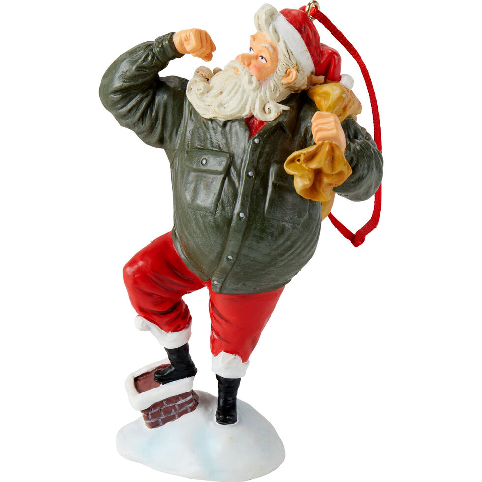 Super Santa Holiday Ornament, 2nd Edition | Duluth Trading Company