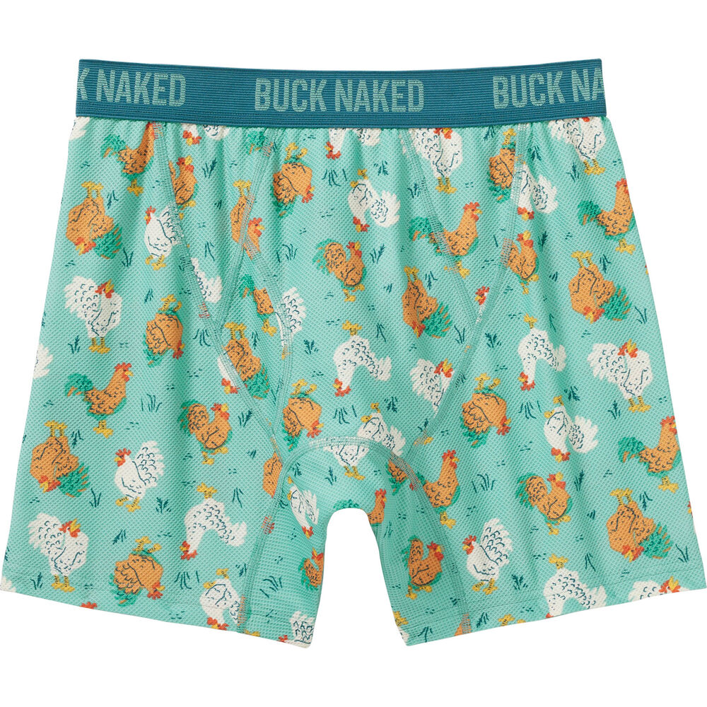 Men's Buck Naked Pattern Boxer Briefs | Duluth Trading Company