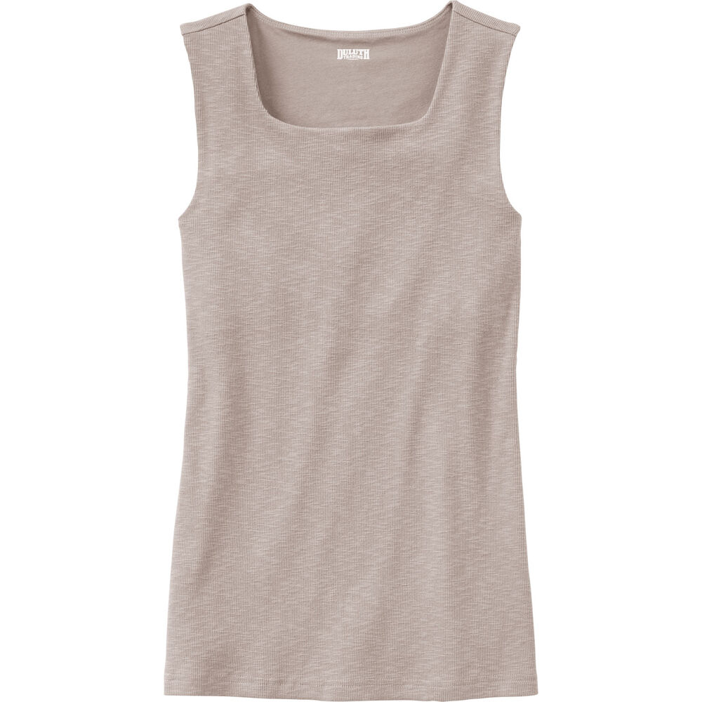 Women's Maker's Studio Rib Shelf Bra Tank | Duluth Trading Company