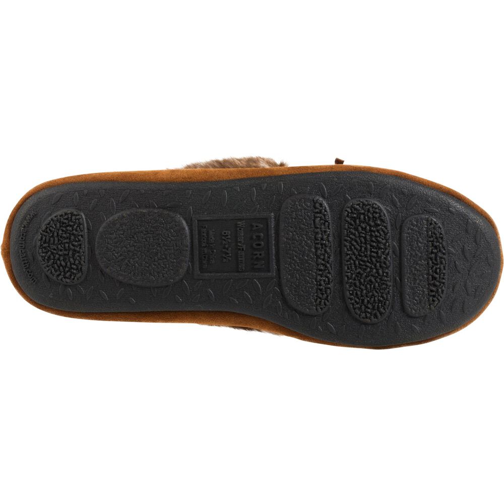 Women's Acorn Cozy Fur Mocs | Duluth Trading Company