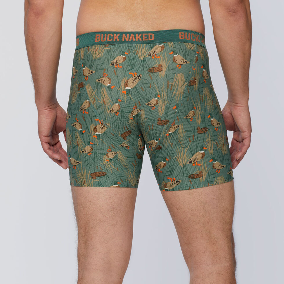 Men's Buck Naked Pattern Boxer Briefs | Duluth Trading Company