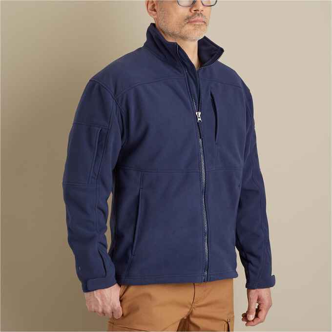 Men's Shoreman's Fleece Grid-Lock Jacket | Duluth Trading Company