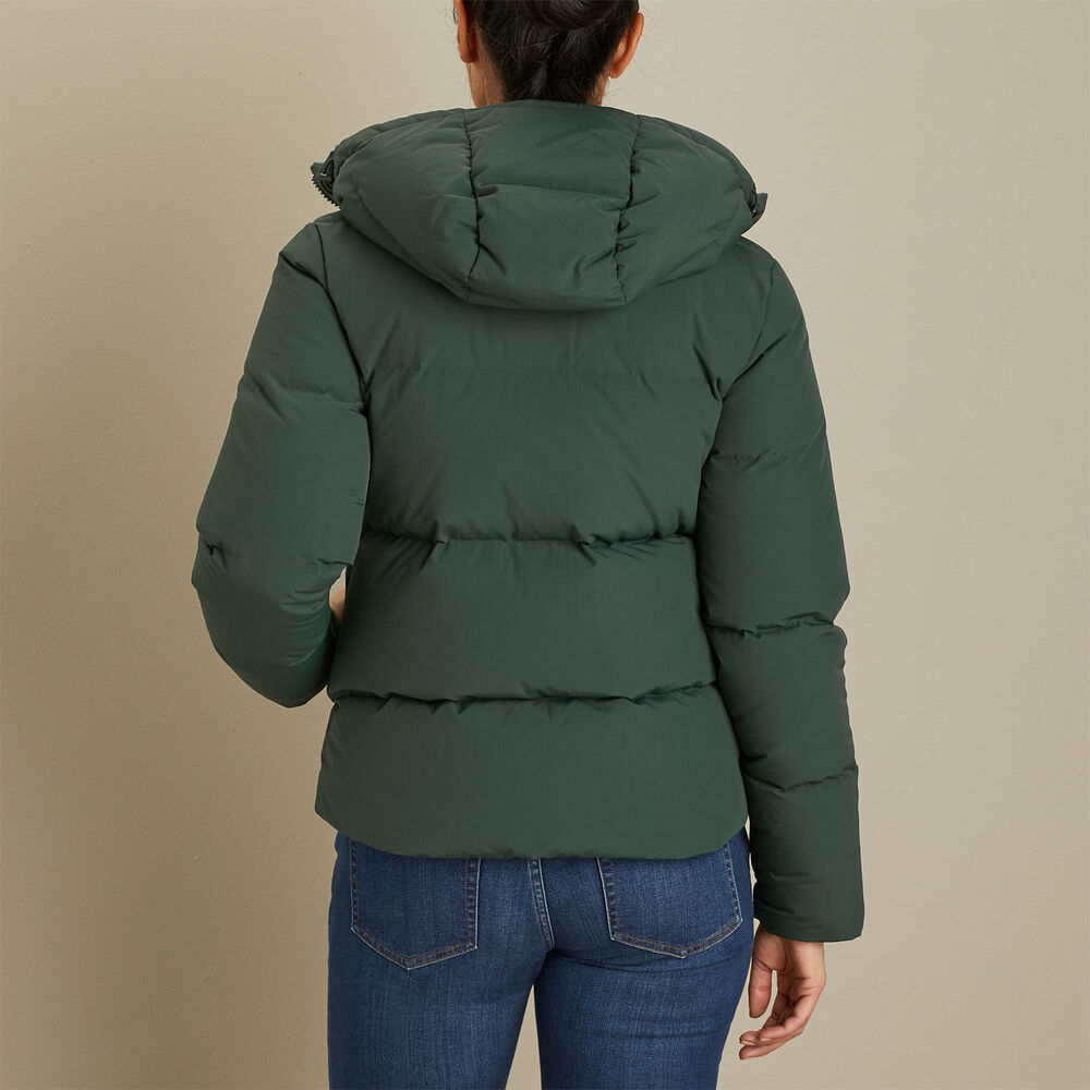 Women's Ruffer Puffer Down Jacket | Duluth Trading Company