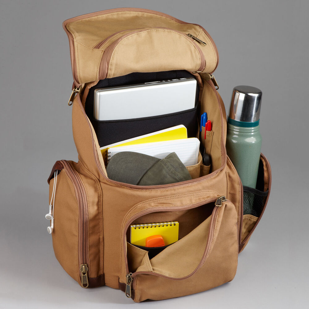 Fire Hose & Leather Backpack | Duluth Trading Company