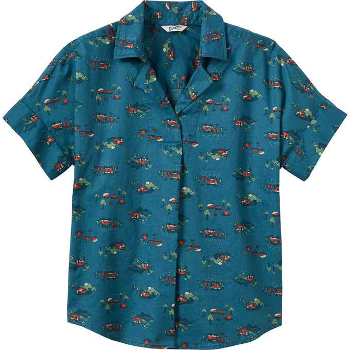 Women's Plus Printmaker Lightweight Popover Shirt | Duluth Trading Company