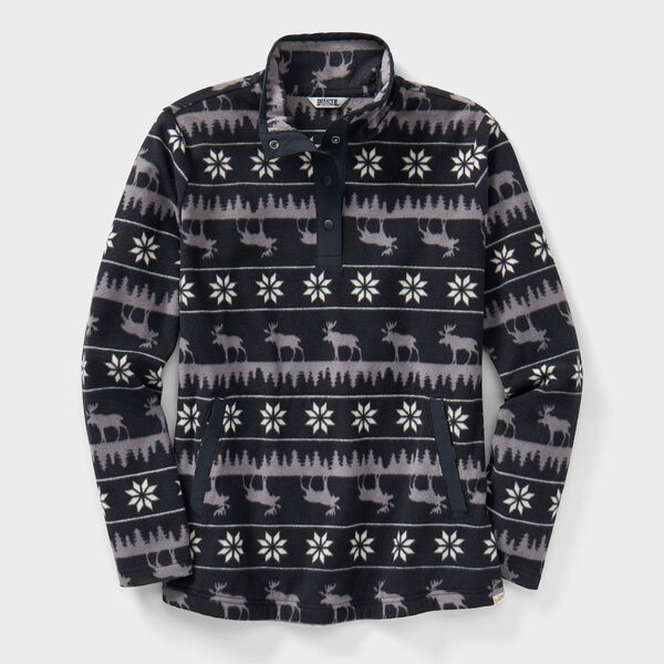Women's Plus Doubleback Printed Fleece Pullover | Duluth Trading Company