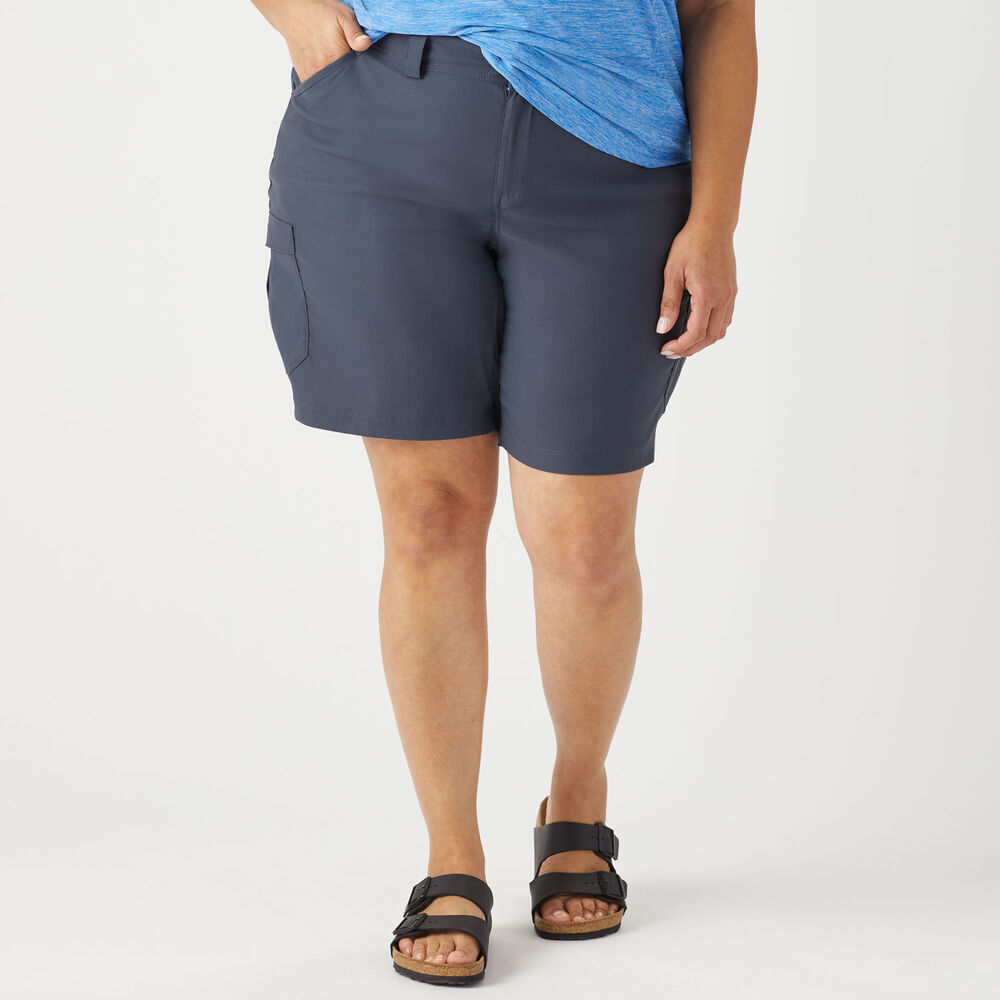 Women's Plus Dry on the Fly Shorts Original Snap Closure Waist | Duluth ...
