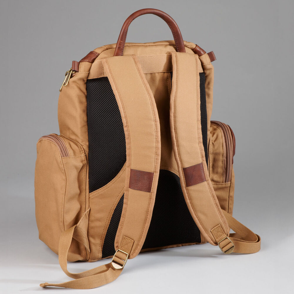 Fire Hose & Leather Backpack | Duluth Trading Company