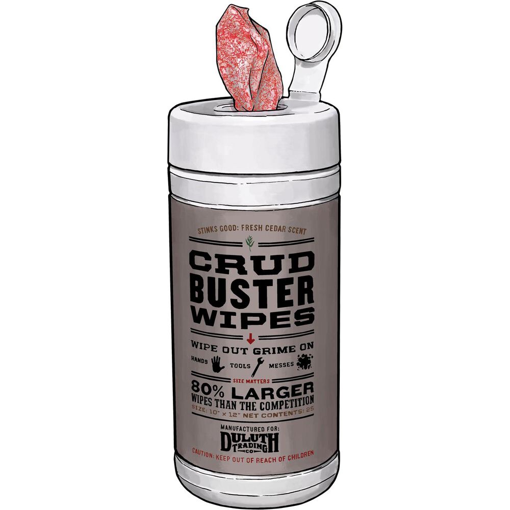 Waterless Crud Buster Wipes | Duluth Trading Company