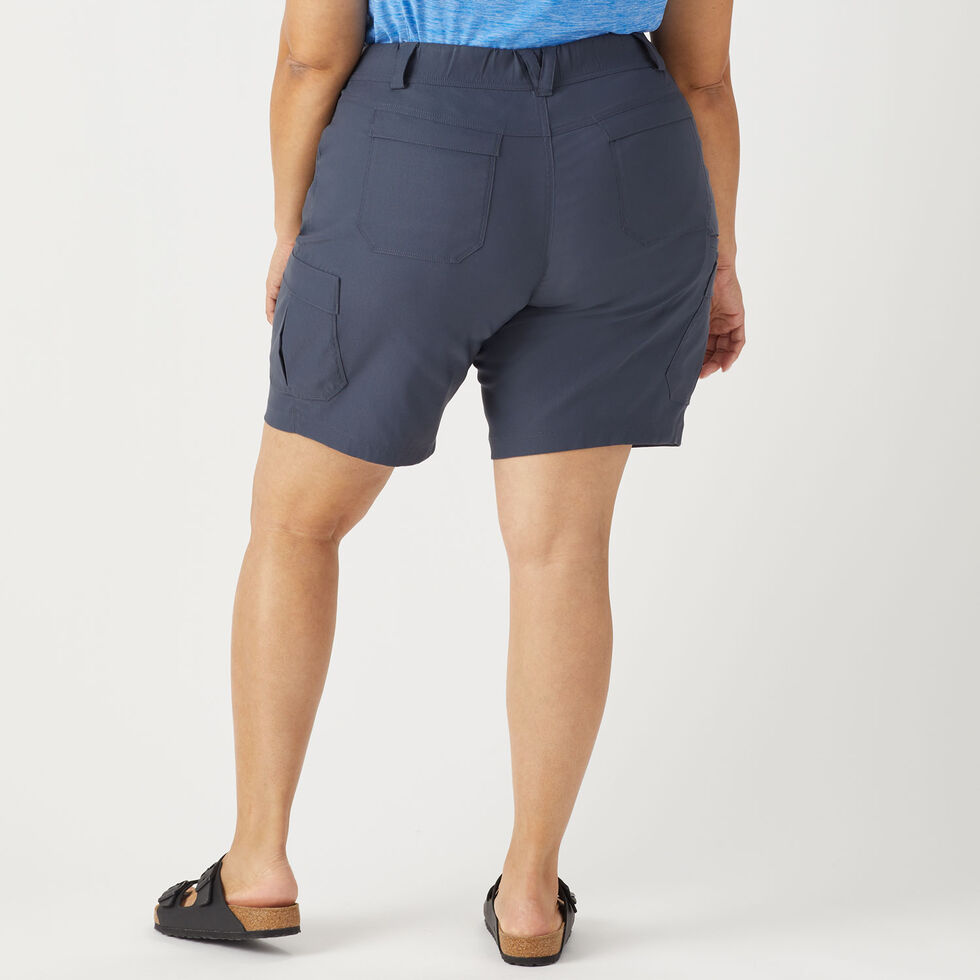Women's Plus Dry on the Fly Shorts Original Snap Closure Waist | Duluth ...