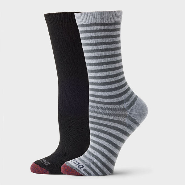 Women's Stay-Put Lightweight Crew Socks 2-Pack | Duluth Trading Company