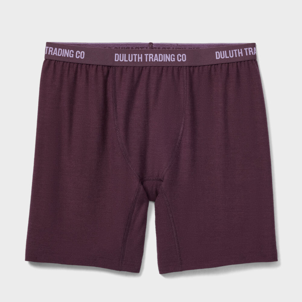 Women’s Wickerino Wool Long Boxer Briefs | Duluth Trading Company