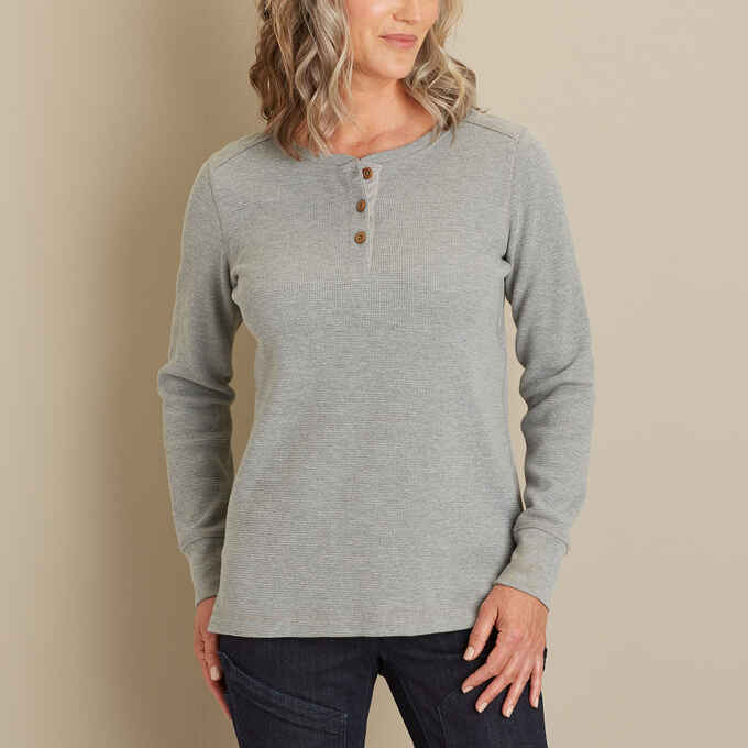 Women's Heritage Working Thermal Henley | Duluth Trading Company