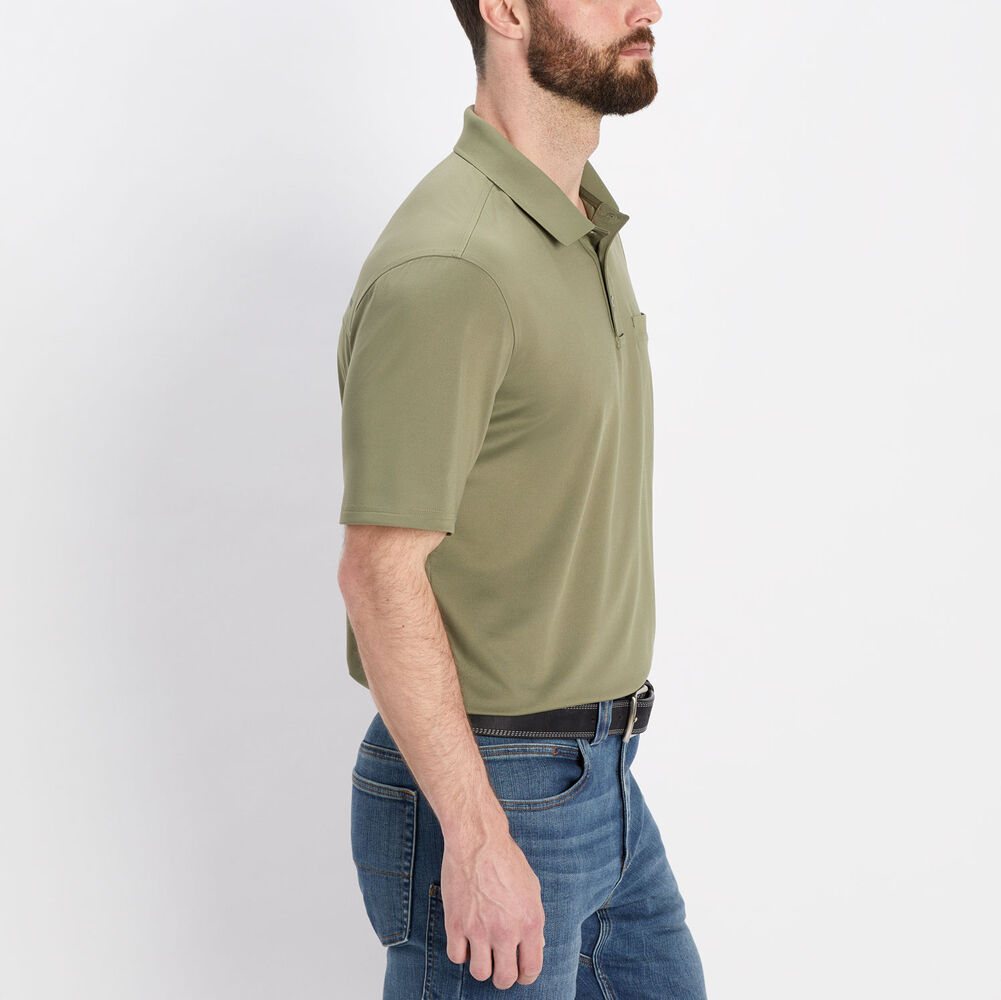Men's Knuckledown Short Sleeve Polo With Pocket | Duluth Trading Company