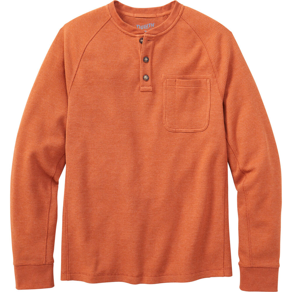 Men's Burly Thermal Standard Fit Henley | Duluth Trading Company