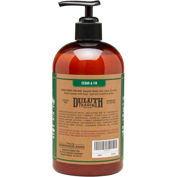Spit & Polish Cedar and Fir Hand Lotion 16 oz. | Duluth Trading Company