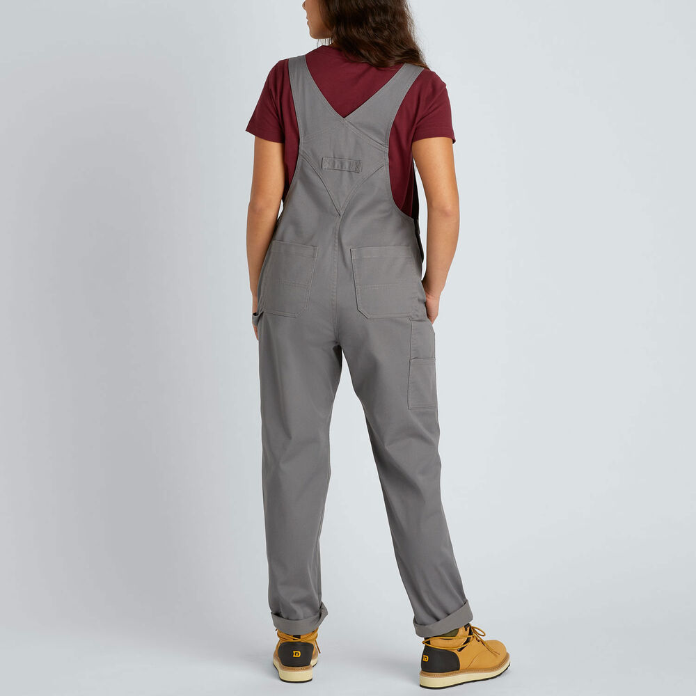 Women's 40 Grit Flex Twill Bib Overalls | Duluth Trading Company