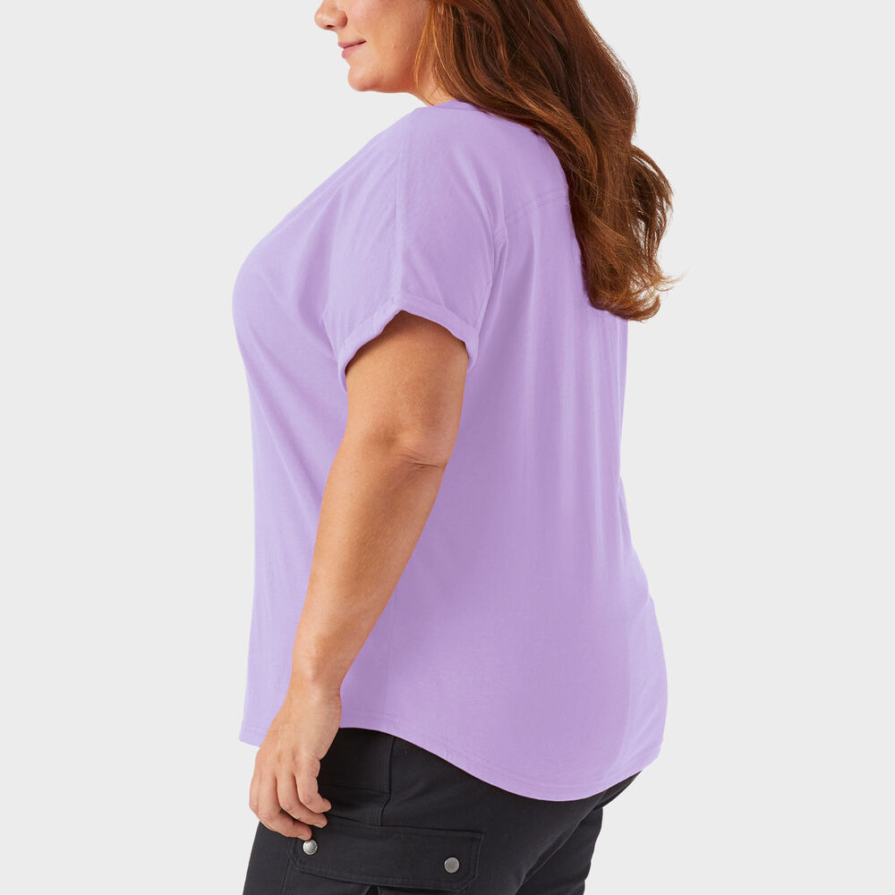 Women's Plus Lightweight Longtail T Short Sleeve Henley | Duluth ...