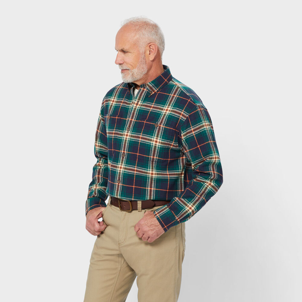Men's Magnet Front Free Swingin' Flannel Shirt | Duluth Trading Company
