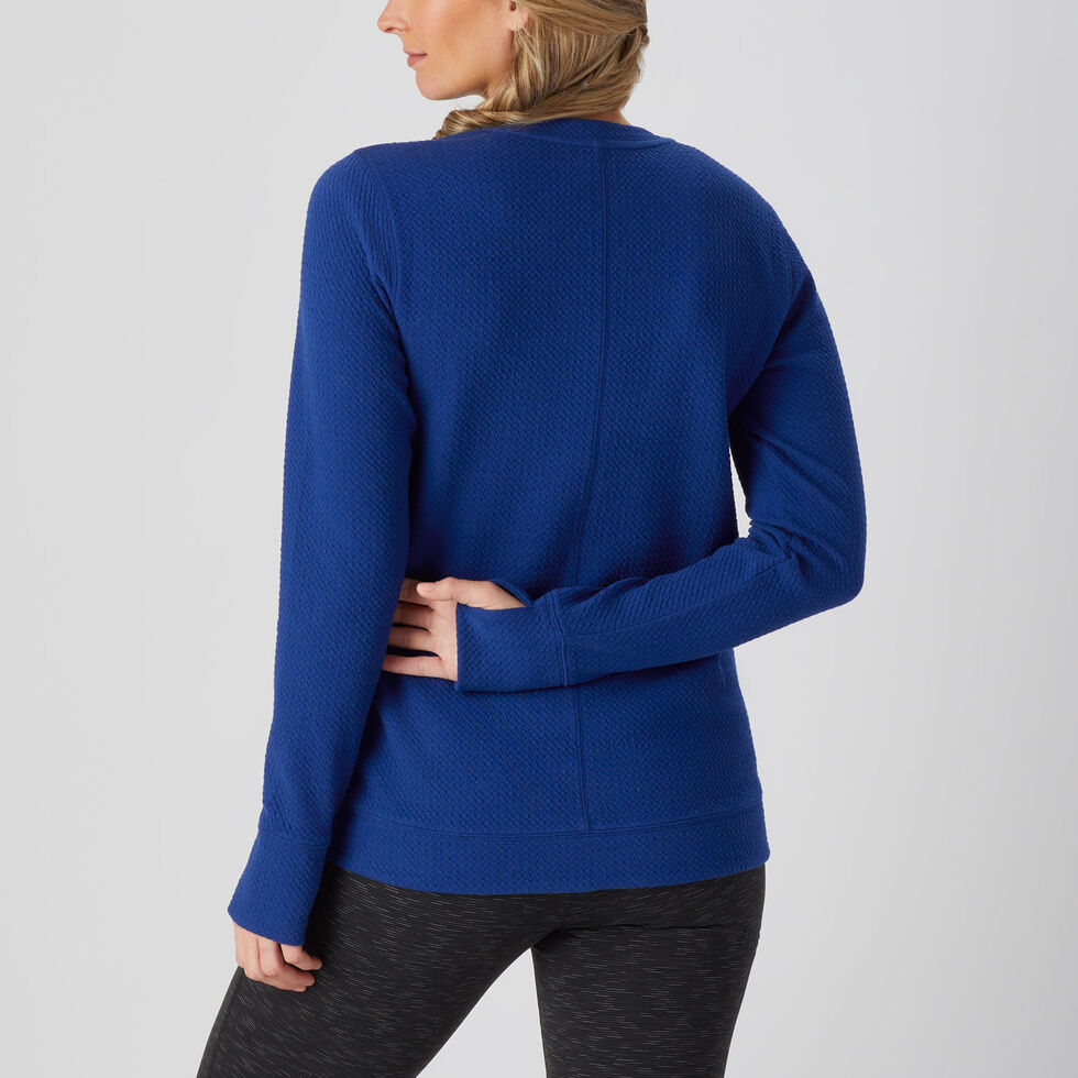 Women's Textured Jacquard Sweatshirt | Duluth Trading Company