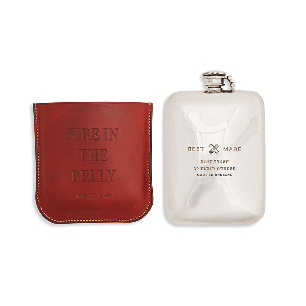 Best Made Flask with Leather Case | Duluth Trading Company