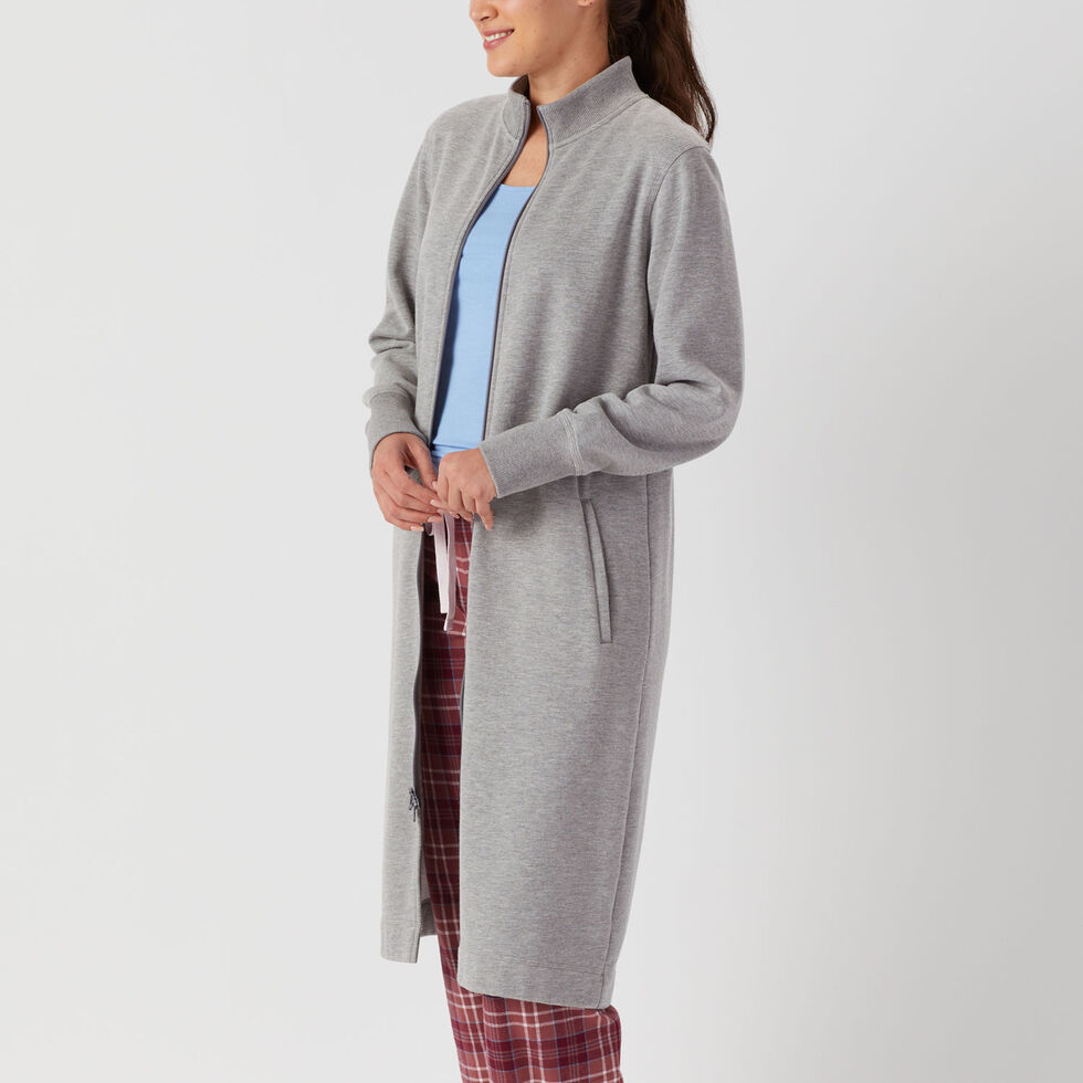 Women's Souped-Up Fleece Zip Up Robe | Duluth Trading Company