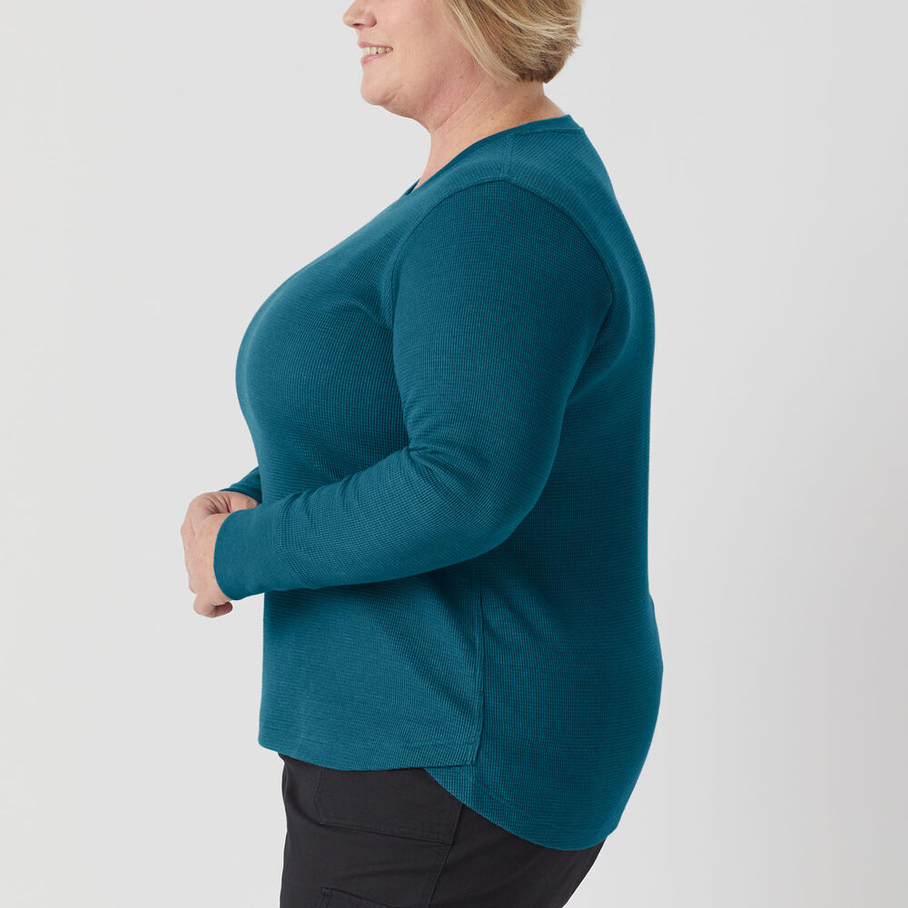 Women's Plus Burly Thermal Waffle Crew | Duluth Trading Company