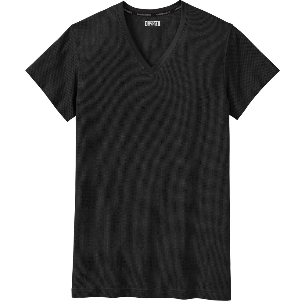 Men's Go Buck Naked Performance V-Neck Undershirt | Duluth Trading Company