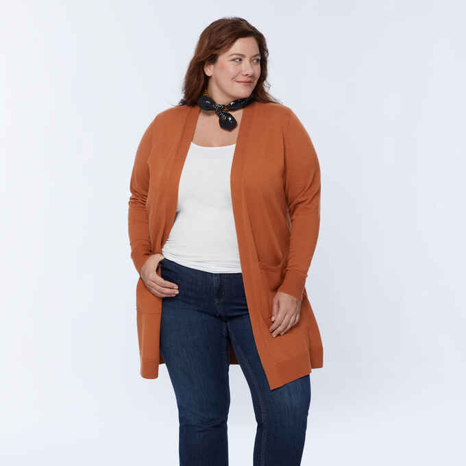 Women's Plus Lightweight Shiftless Duster Sweater | Duluth Trading Company