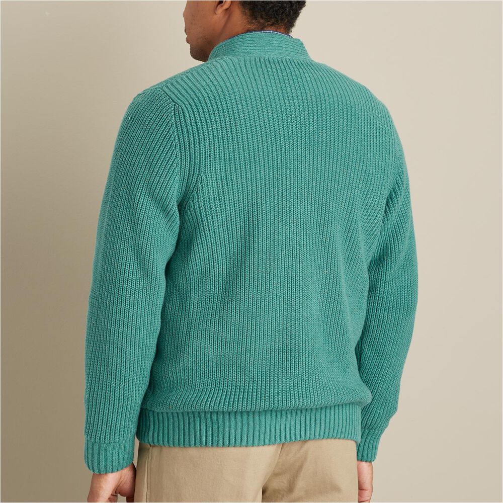 Men's Burly Retirement Sherpa-Lined Sweater Jacket | Duluth Trading Company