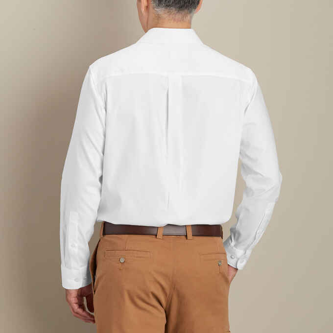 Men's Class Act Solid Relaxed Fit Long Sleeve Shirt | Duluth Trading ...