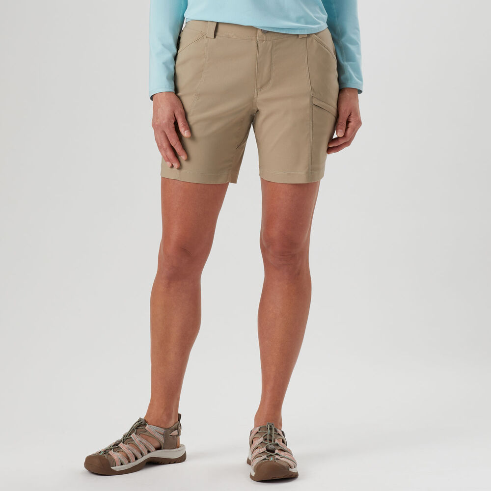 Women's Dry on the Fly 7" Shorts Original Snap Closure Waist | Duluth ...