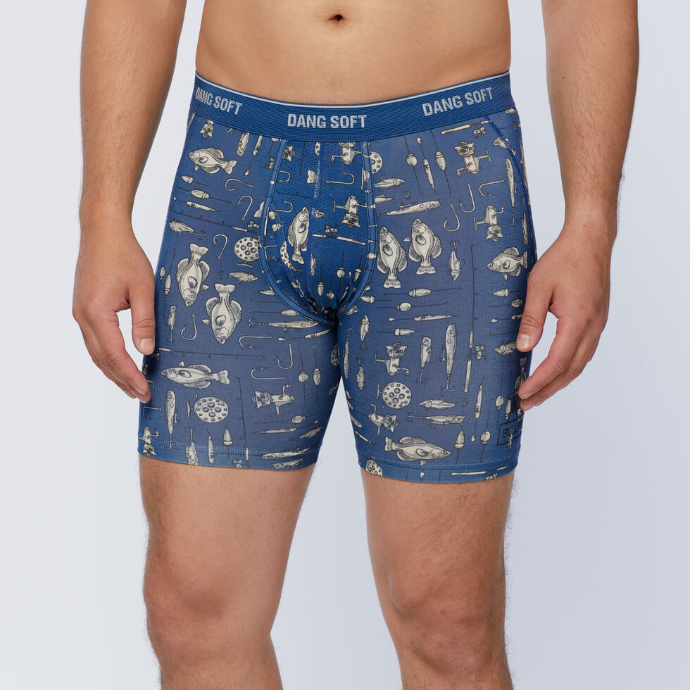 Men’s Dang Soft Pattern Bullpen Boxer Briefs | Duluth Trading Company