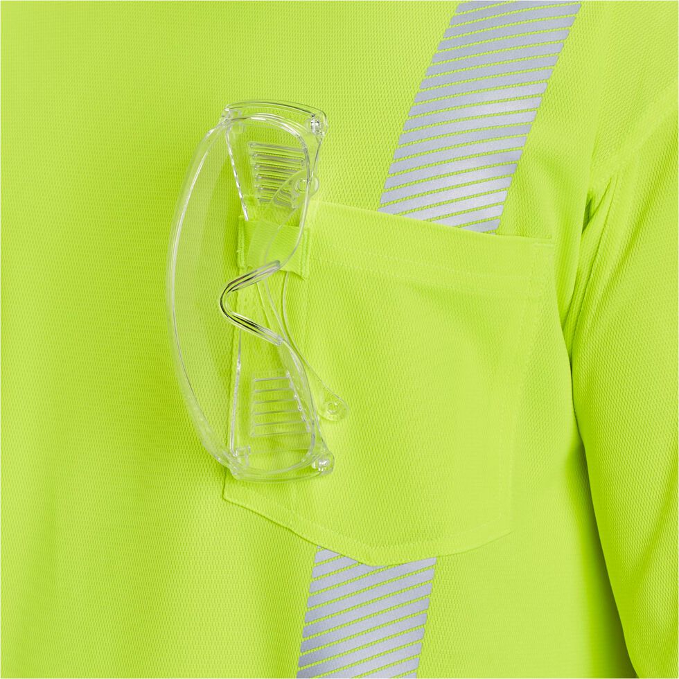 Men's Hi-Vis Class 2 Short Sleeve T-Shirt with Pocket | Duluth Trading ...