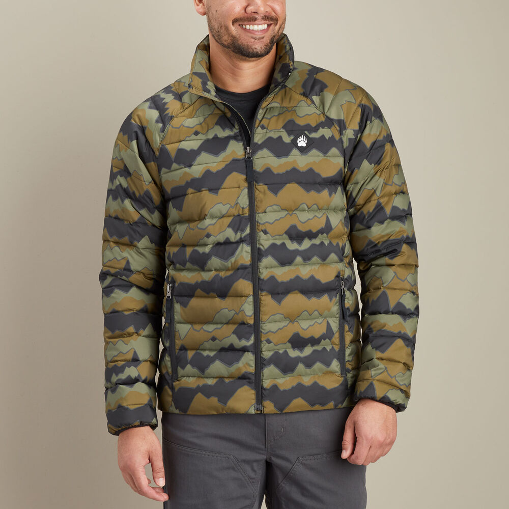 Men's AKHG Eco Puffin Print Mock Jacket | Duluth Trading Company