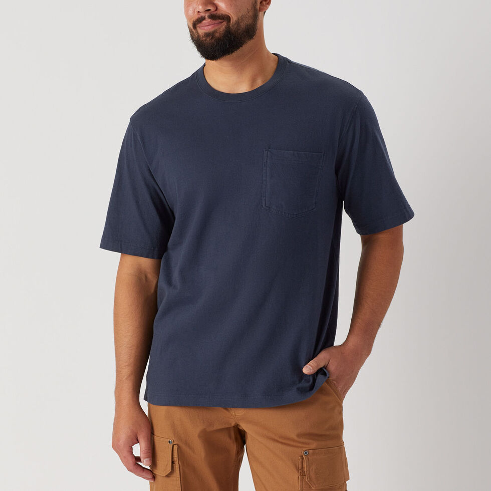 Men's Un-Longtail T Relaxed Fit Short Sleeve Shirt with Pocket | Duluth ...