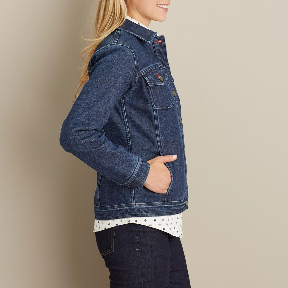 Women's Bonded Fleece Denim Jacket | Duluth Trading Company