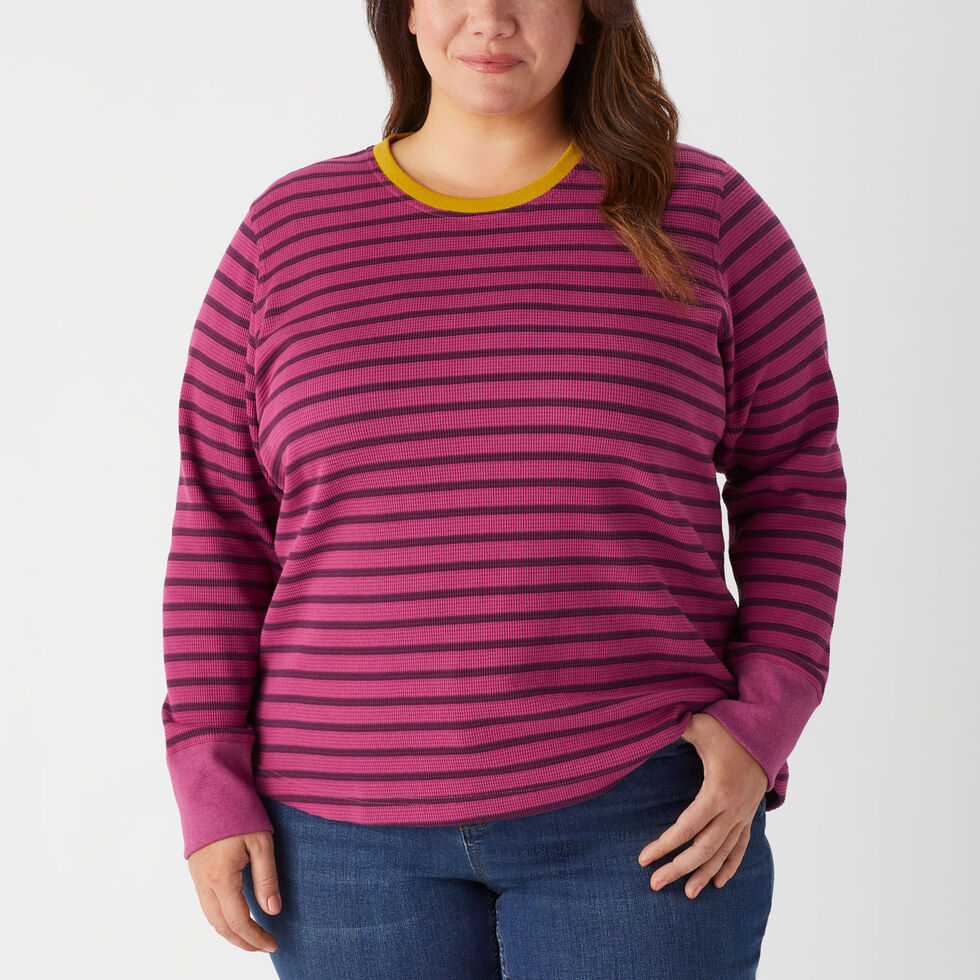 Women's Plus Burly Thermal Waffle Crew | Duluth Trading Company