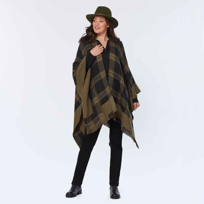 Plaid Poncho | Duluth Trading Company